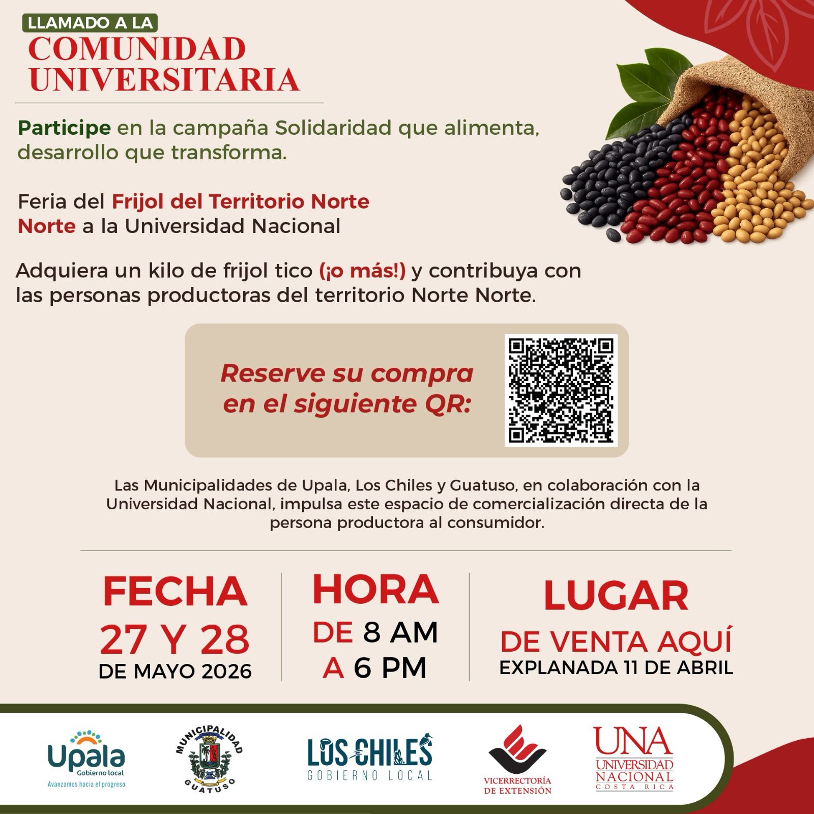 No se pierda la Feria del Frijol: del productor a su mesa - Velero ...